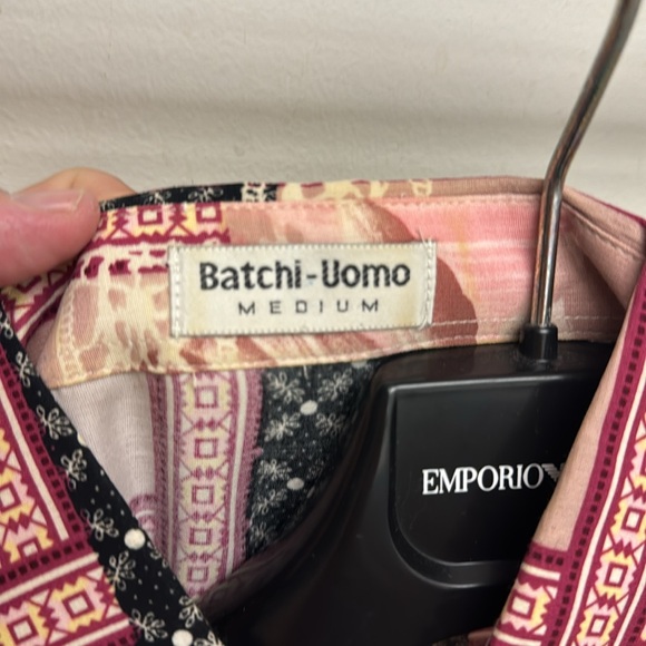 Batchi Uomo | Shirts | Rare 98s Vintage Mens Italian Batchi Uomo Medium ...